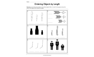 Measuring Objects by Length Worksheet by Teach Simple