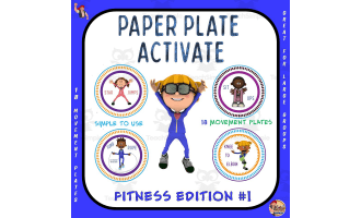 Paper Plate Activate - Fitness Edition #2 by Teach Simple
