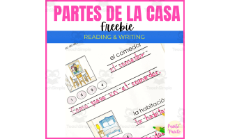 Partes de la casa - Parts of the house in Spanish Vocabulary and ...