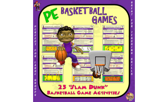 PE Basketball Stations by Teach Simple