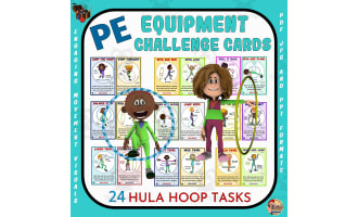 Adapted PE Challenge Cards: Wheelchair Task Cards by Teach Simple