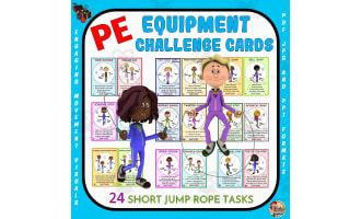 PE Equipment Stations: Short + Long Jump Ropes by Teach Simple
