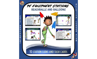 PE Equipment Stations: Short + Long Jump Ropes by Teach Simple