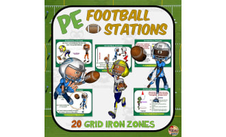 PE Paddle + Racket Sport Stations by Teach Simple