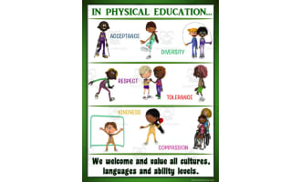 PE Poster Visual: Diversity and Inclusion - Acceptance by Teach Simple