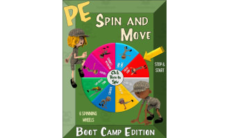 PE Spin and Move: Equipment Edition by Teach Simple