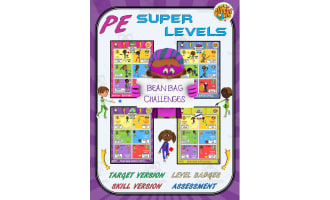 PE Super Levels - Tumbling Challenges by Teach Simple