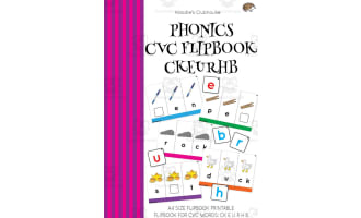 Phonics CVC Flipbook MDGOCK by Teach Simple