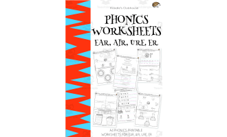 Phonics JVWXYZ Worksheets by Teach Simple