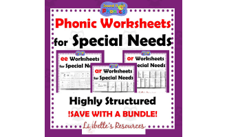 Phonics Worksheets for Phases 3 and 4 by Teach Simple