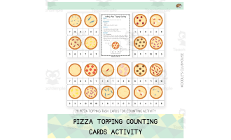 Spring Math Counting Task Cards by Teach Simple
