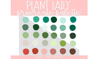 Lemonade Stand Procreate Color Palette by Teach Simple