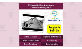 Southwest Native Americans | Reading Comprehension Deck | Interactive ...
