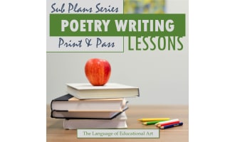 Poetry Analysis Sub Plans Lessons (Print & Pass) by Teach Simple