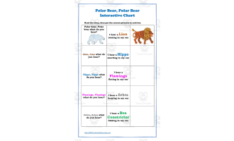 Brown Bear Interactive Chart | Book Companion by Teach Simple