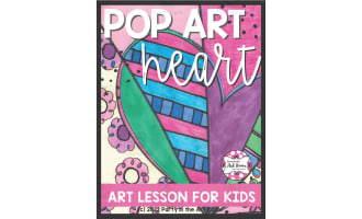 Pop Art Grids Art Lesson for Kids by Teach Simple