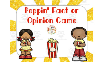 Fact or Opinion Task Cards and Games by Teach Simple