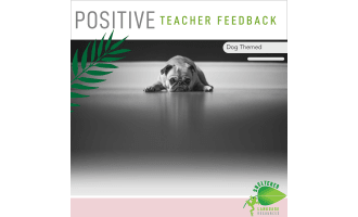 Positive Teacher Feedback and Observation Forms Cat Themed by Teach Simple