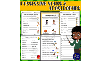 Possessive Pronouns and Possessive Adjectives by Teach Simple