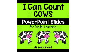 PowerPoint Slides - Digital Counting Task Cards - Cupcakes by Teach Simple