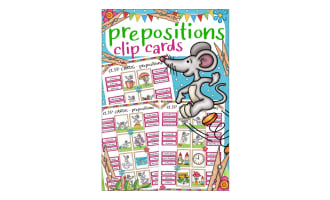 German Clip Cards: Prepositions Vocabulary by Teach Simple