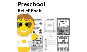 Kindergarten Coronavirus Relief Pack by Teach Simple