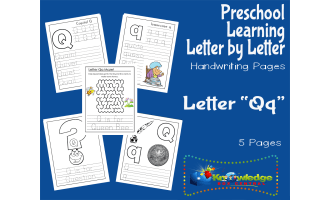 Letter Q Tracing Worksheet by Teach Simple