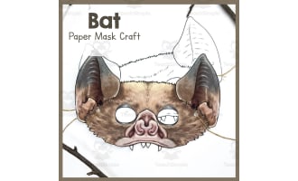 Paper Mask Raccoon Craft by Teach Simple