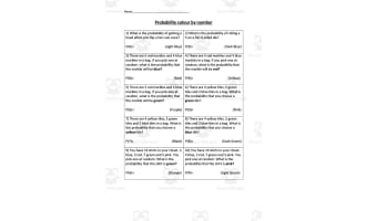 Antiderivatives Color by Number Activity by Teach Simple