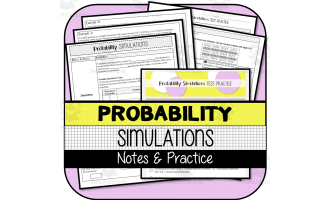 Experimental Probability NOTES & PRACTICE by Teach Simple