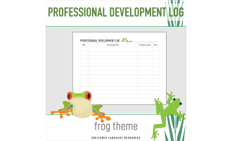 Professional Development PD Log Sushi Theme by Teach Simple