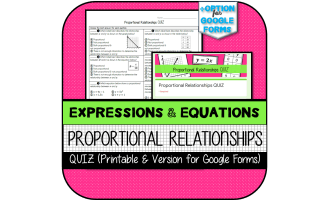 Scatter Plots QUIZ by Teach Simple