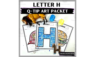Farm Animal Q-Tip Art Packet by Teach Simple