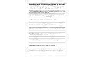 Quantum Leap Video Guide: Nuclear Family by Teach Simple