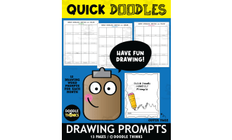 Drawing Sketchbook Prompts by Teach Simple