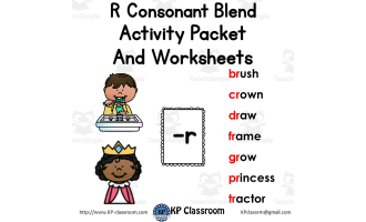 Beginning Consonant Blends Activity by Teach Simple