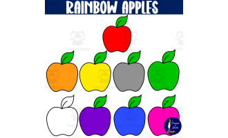 Rainbow Journals Clip Art by Teach Simple