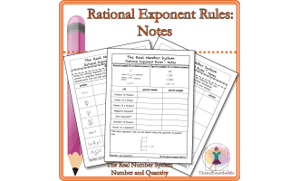 Rational Exponent Rules: Homework by Teach Simple