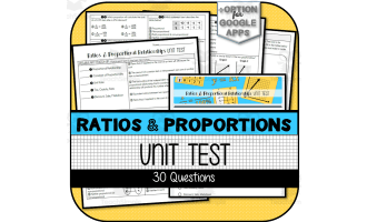 Recognizing Proportional Relationships QUIZ by Teach Simple