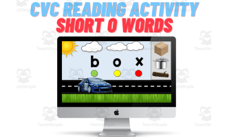 Short o CVC Worksheets by Teach Simple