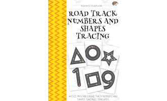 1 to 10 tracing worksheets by Teach Simple