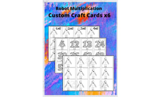 Multiplication Repeated Addition Posters x6 by Teach Simple