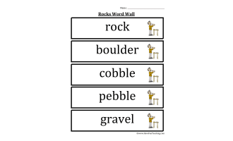 The Rock Cycle Worksheet by Teach Simple