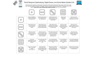 Roll & Respond-Self-Care Bingo Game by Teach Simple