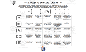 Roll & Respond Growth Mindset SEL Bingo Game (Grades 2-5) by Teach Simple