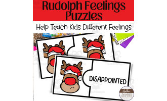 Rudolph The Red Nosed Reindeer Feelings & Emotions Anchor Chart by ...