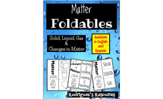 Matter Craftivity Solid, Liquid, & Gas Mobiles by Teach Simple