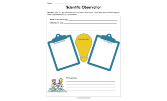 Scientist Matching Worksheet by Teach Simple