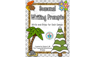 Seasonal Picture Writing Prompts for Fall by Teach Simple