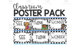 October See, Think, Wonder Editable Slideshow by Teach Simple